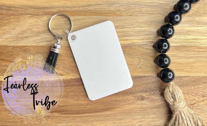 Rectangle Keychain Blanks – Fearless Tribe Designs